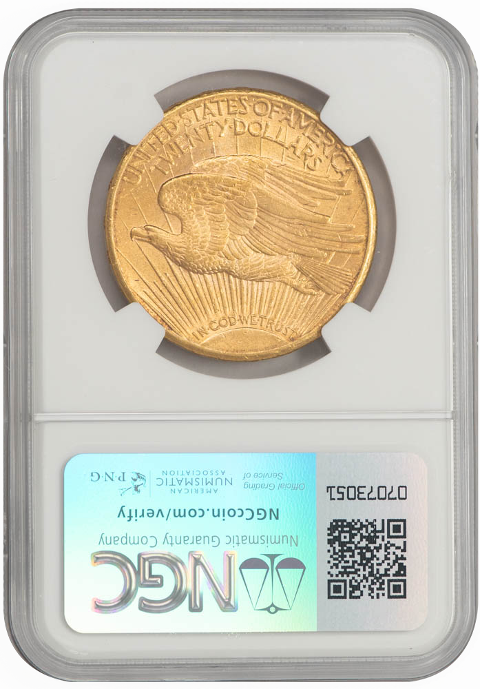Collectors Corner - 1908-S $20 MS63 NGC - #68084908