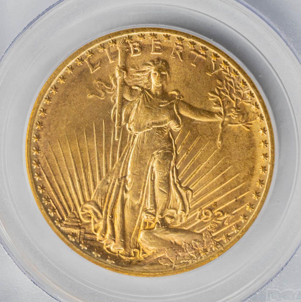 Collectors Corner - 1927-S $20 MS63 PCGS - #69353905